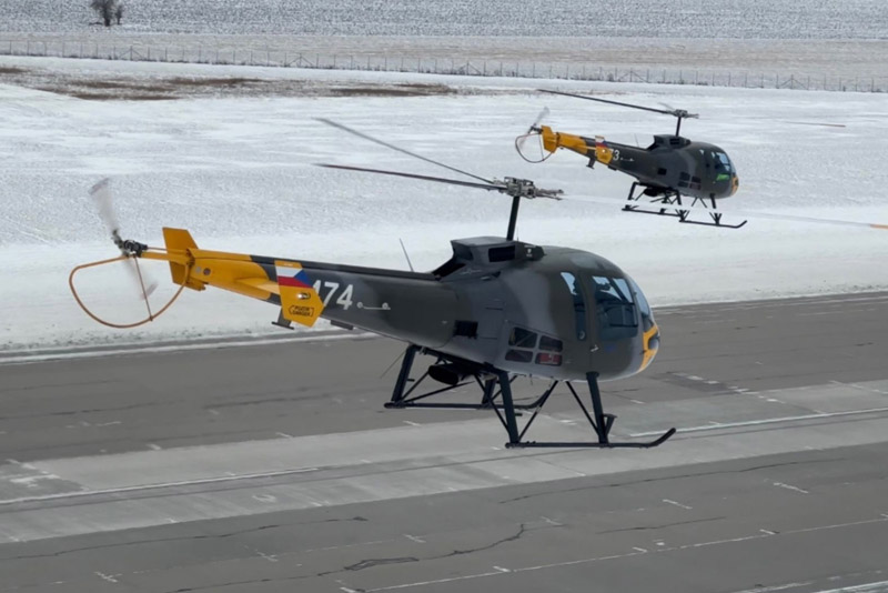 Vrtulníková flotila CLV se postupně přesouvá do nového působiště ...